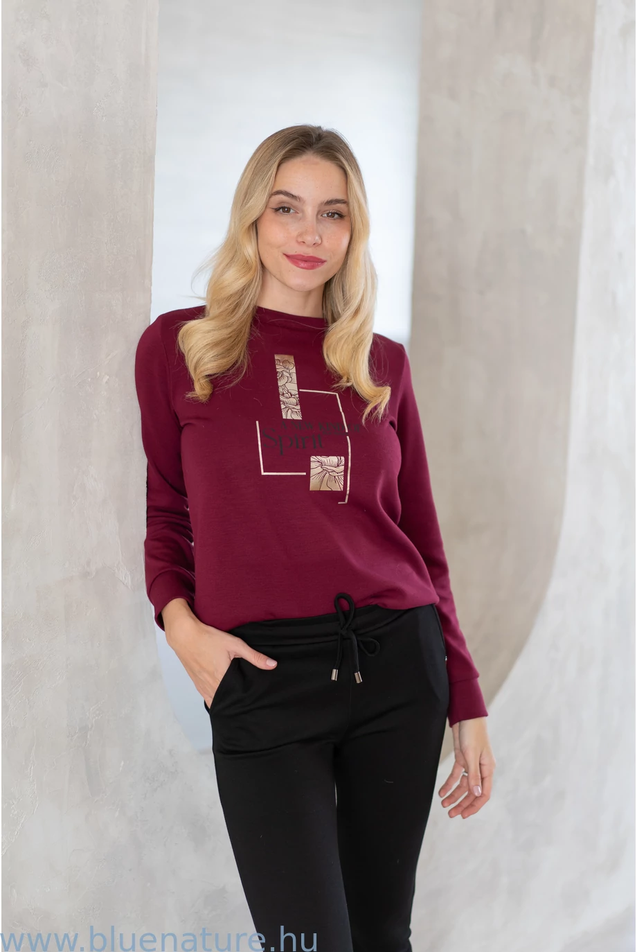 FLÁVIA felső - Bordó - LEÁRAZÁS -50-60% 2024 - Blue Nature webshop